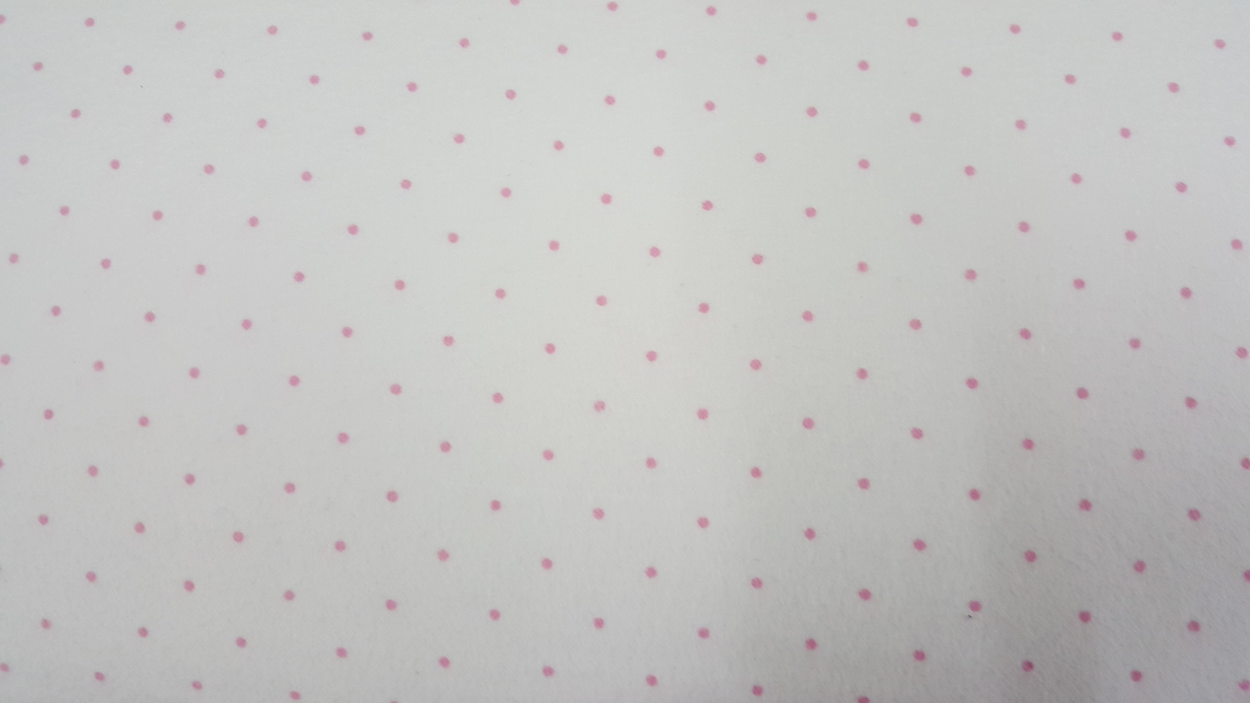 A Peaceful Garden Flannel - Pink spots on cream background - Craftpaks